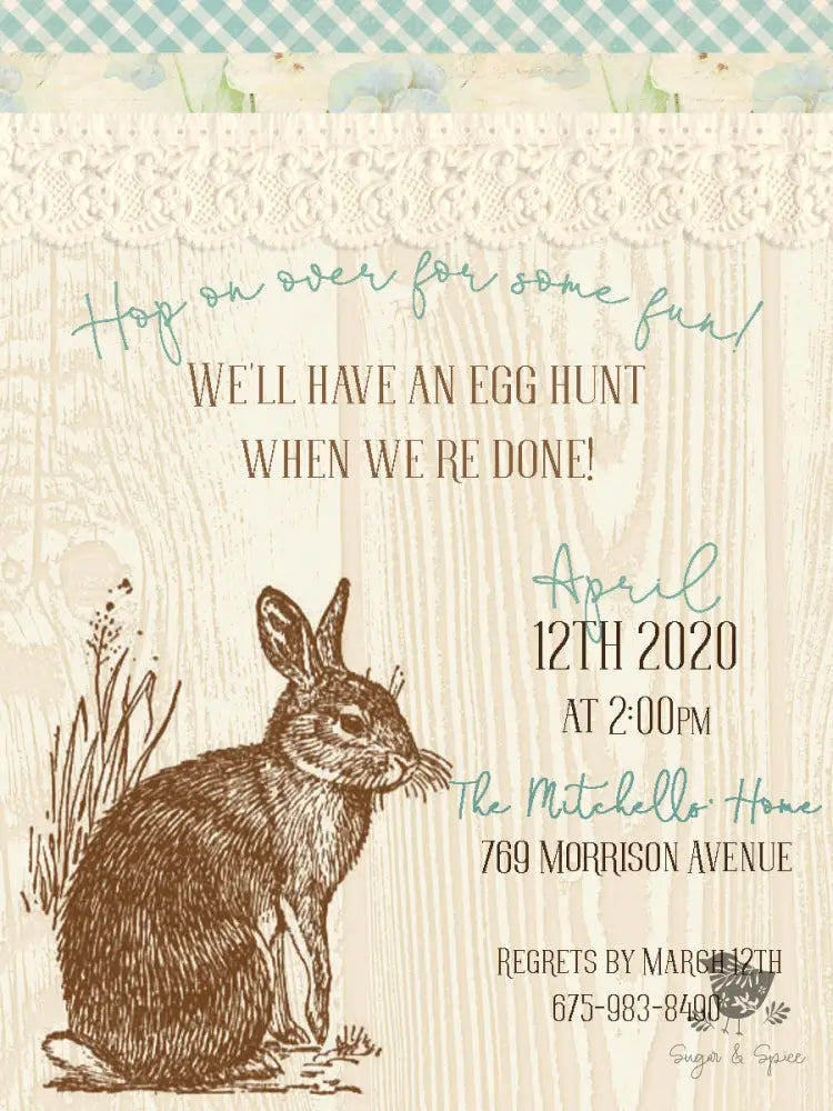 Rustic Brunch Easter Invitation | Best Price in 2024 at Sugar and Spice ... Rustic Brunch Easter Invitation | Best Price in 2024 at Sugar and Spice ...